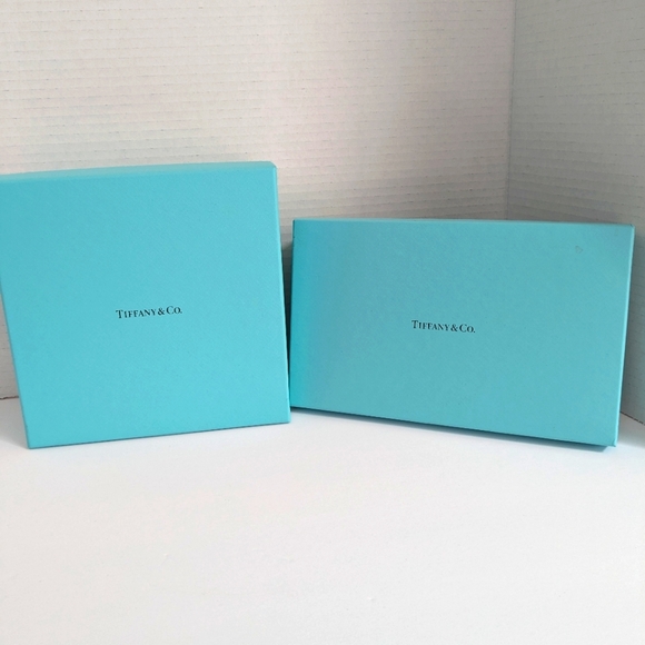 Tiffany & Co. | Other | Tiffany Co Authentic Empty Gift Boxes 75x75x3 ...